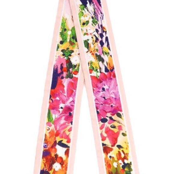 Accessories | Floral Twilly In Pink | Poshmark
